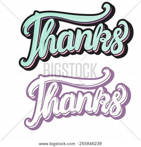 Vector Thanks Hand Vector & Photo (Free Trial) | Bigstock