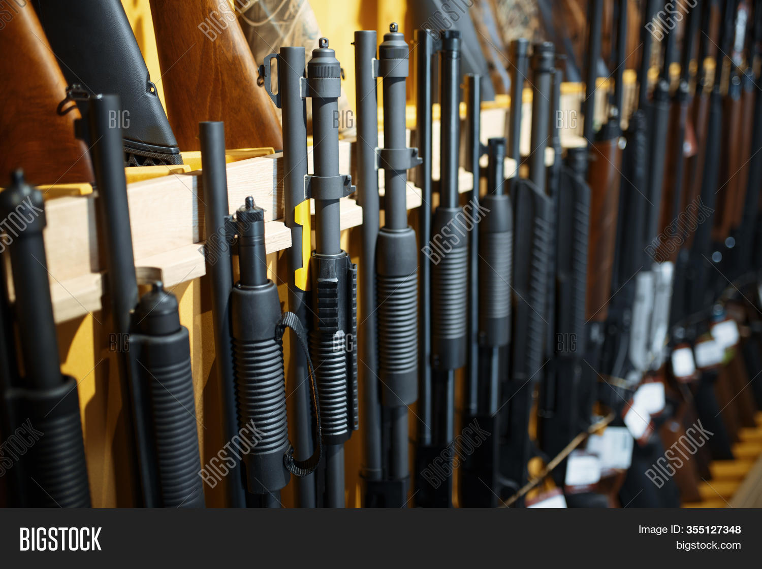 Row Rifles Gun Shop Image & Photo (Free Trial) | Bigstock