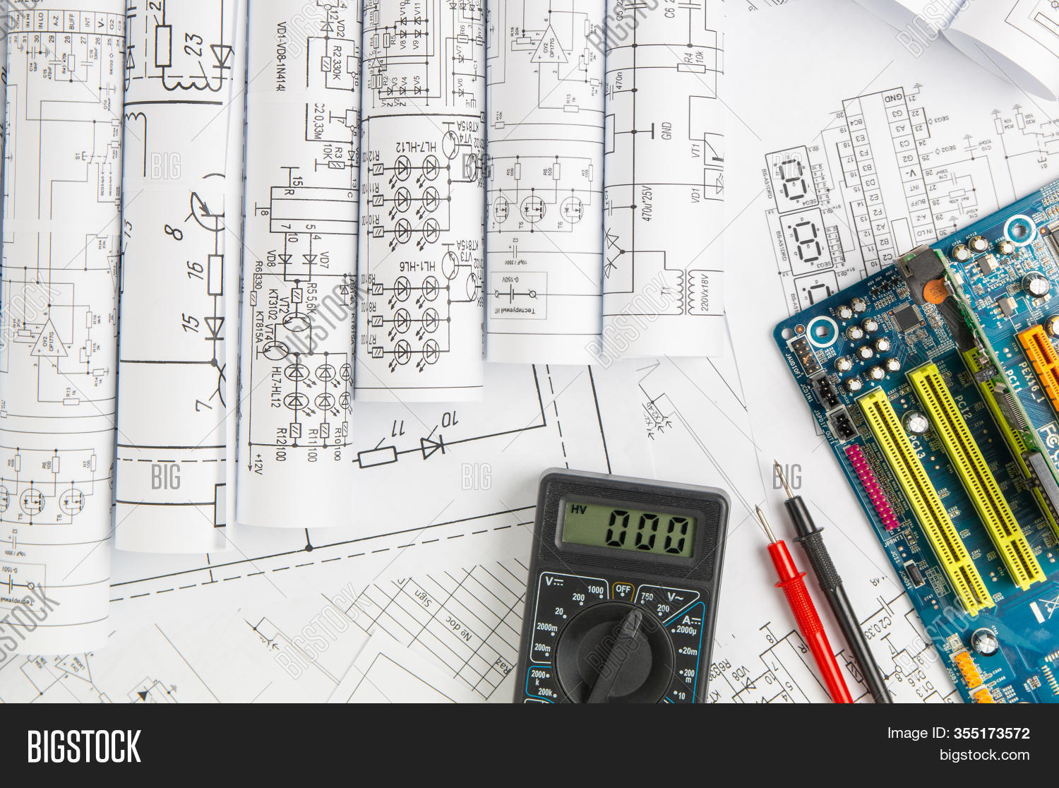 Digital Multimeter Drawing