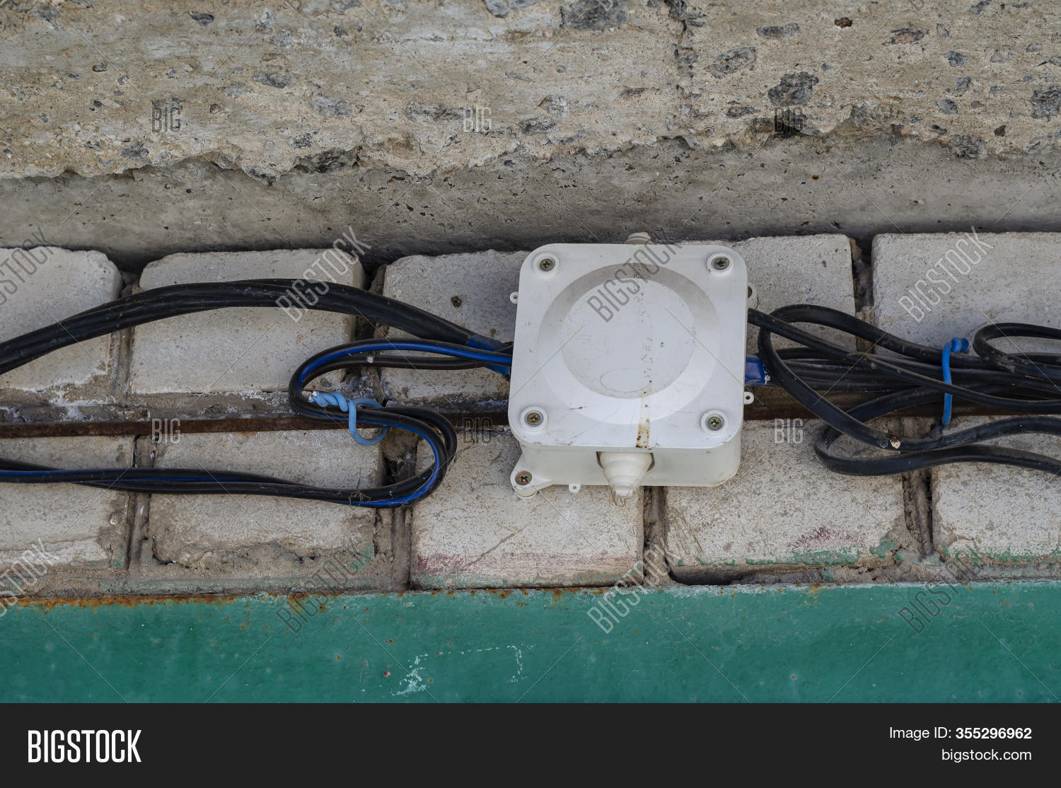 Open Wiring On Brick Image & Photo (Free Trial) | Bigstock