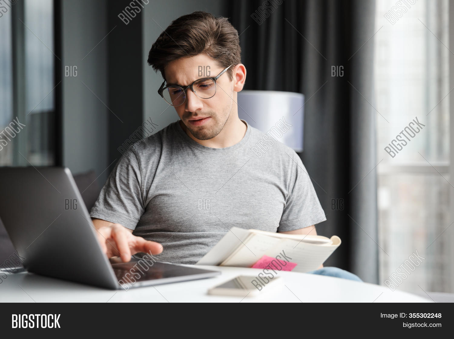 Handsome Serious Young Image & Photo (Free Trial) | Bigstock