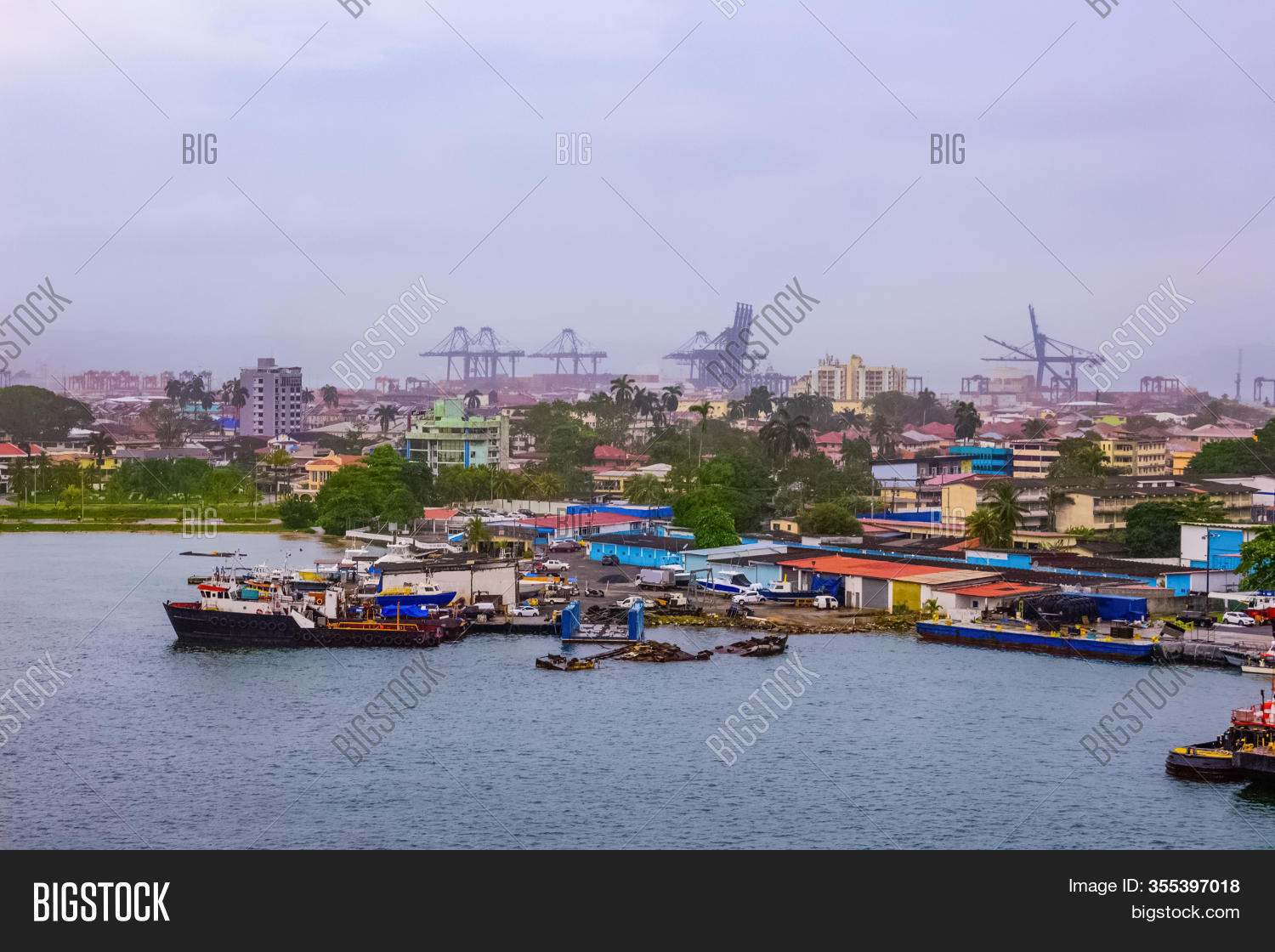Colon Sea Port On Image & Photo (Free Trial) | Bigstock