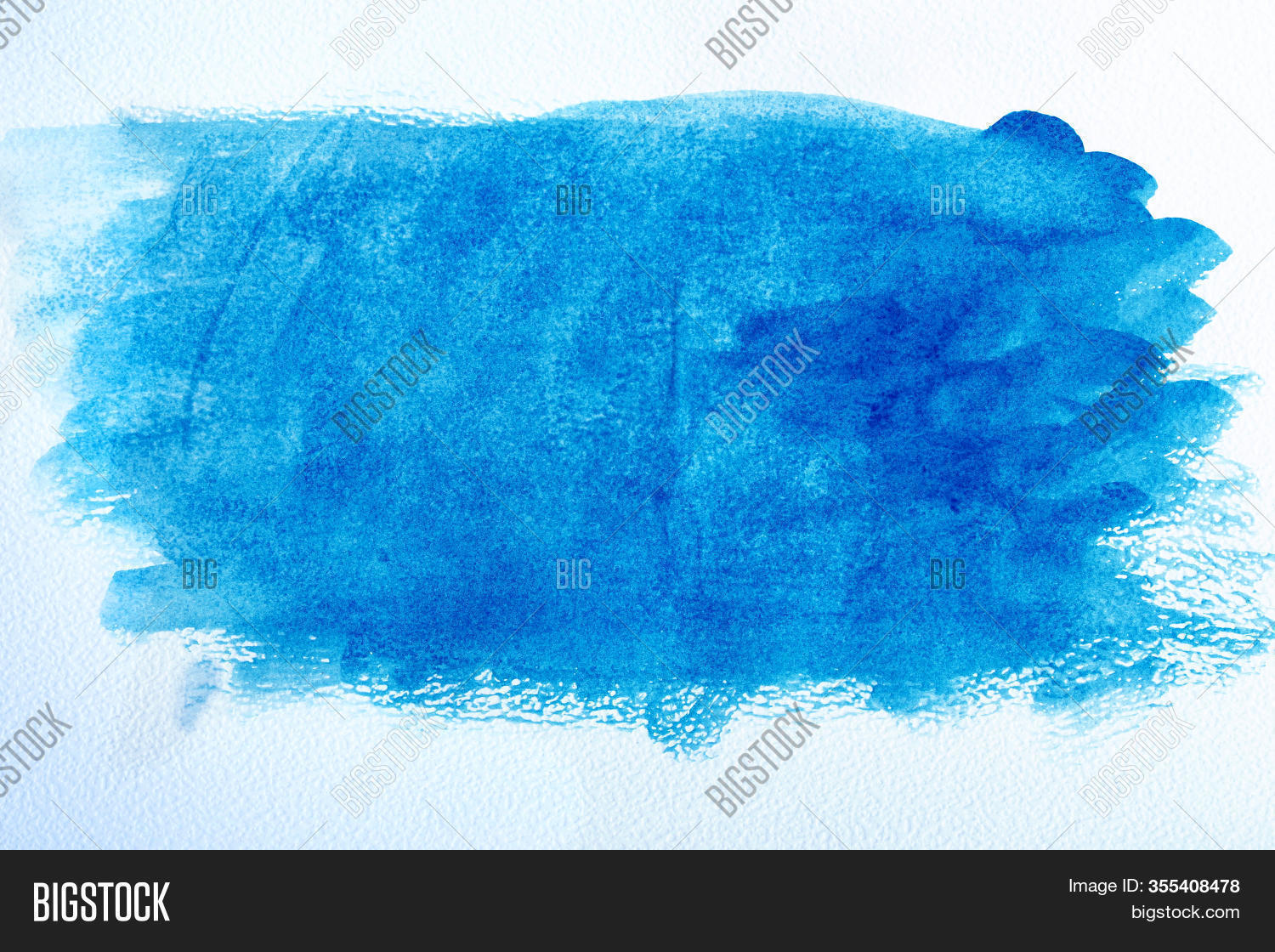 Watercolor Paper Blue Image & Photo (Free Trial) | Bigstock