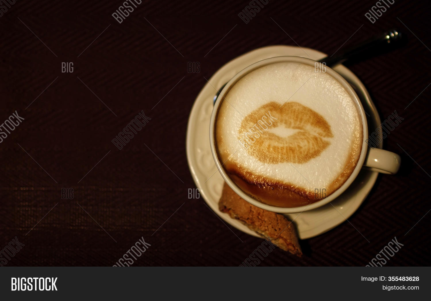 Cup Coffee Kiss, Love Image & Photo (Free Trial) | Bigstock