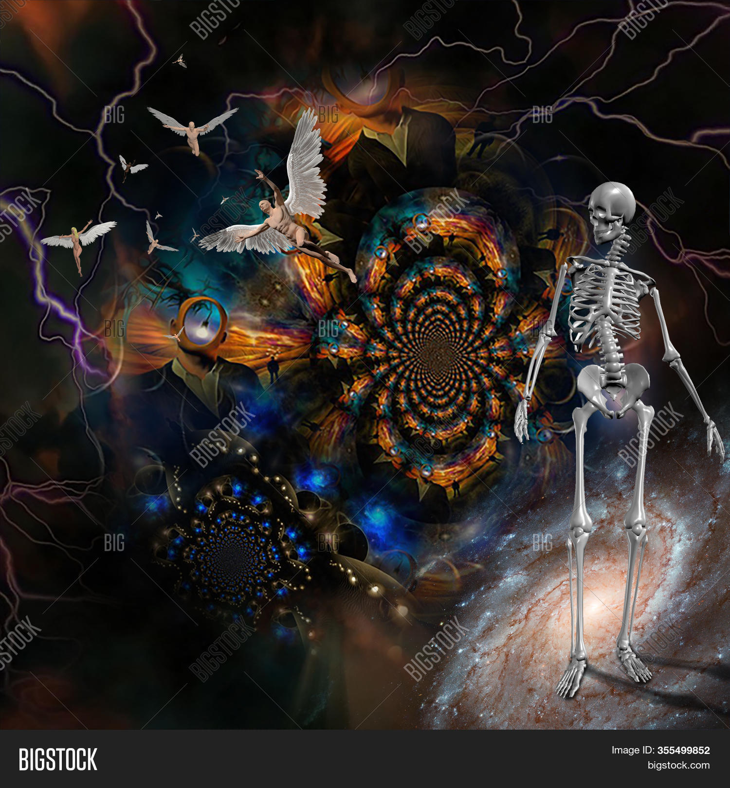 Surrealism. Men Wings Image & Photo (Free Trial) | Bigstock