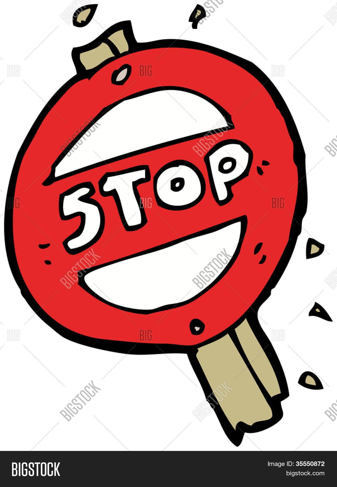 Cartoon Stop Sign Image & Photo (Free Trial) | Bigstock
