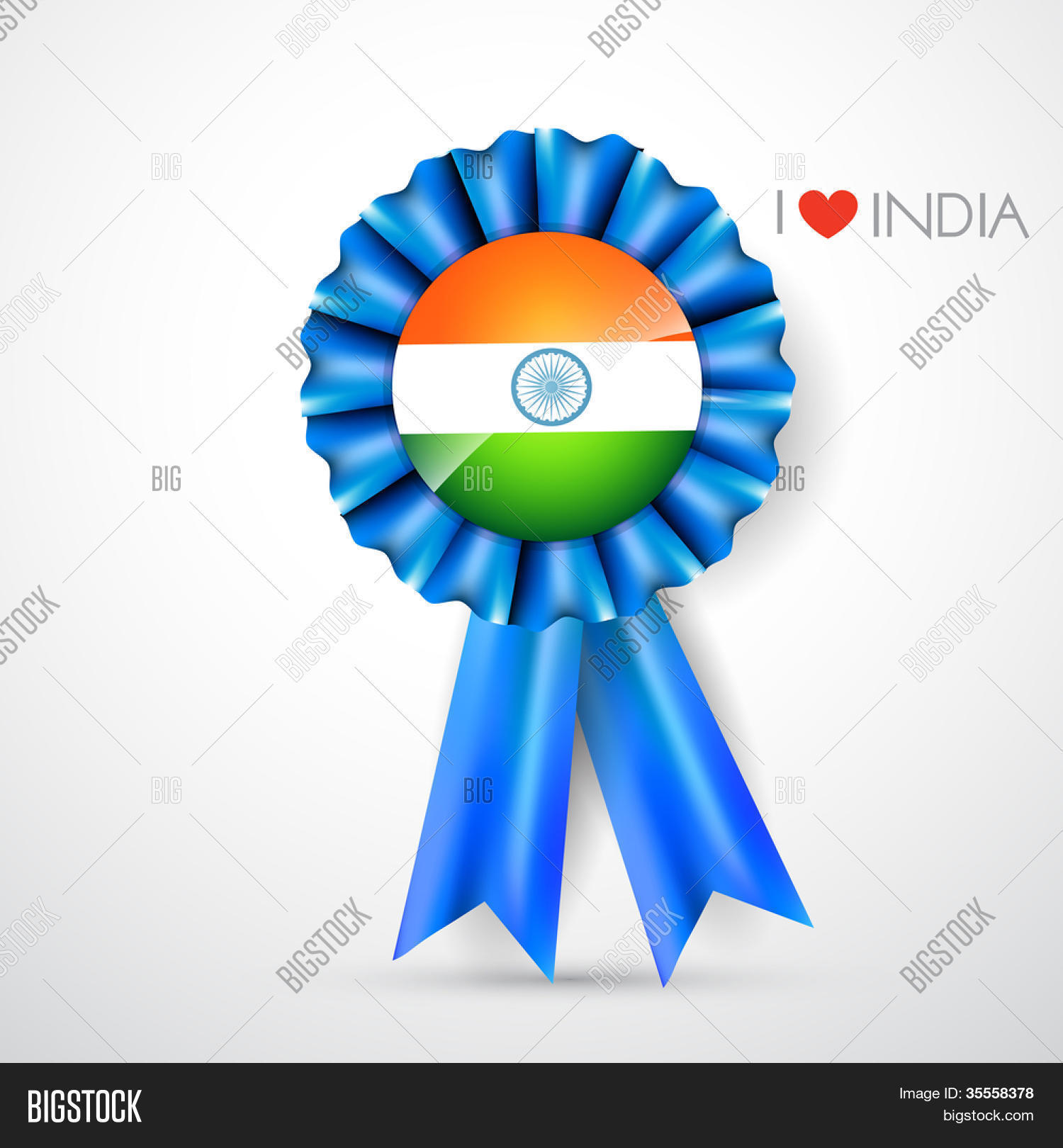 Indian Flag Label Vector & Photo (Free Trial) | Bigstock