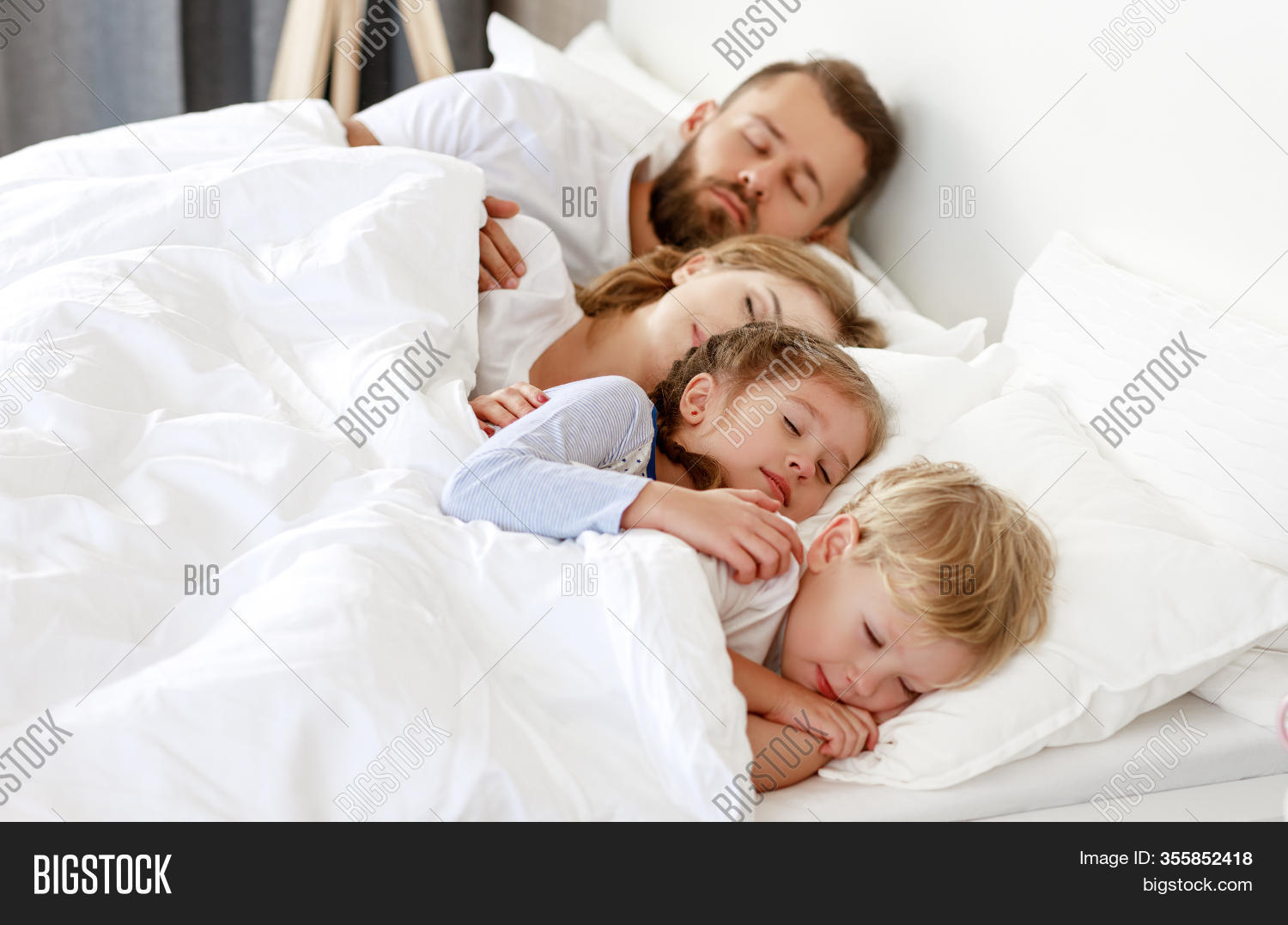 Healthy Sleep. Happy Image & Photo (Free Trial) | Bigstock