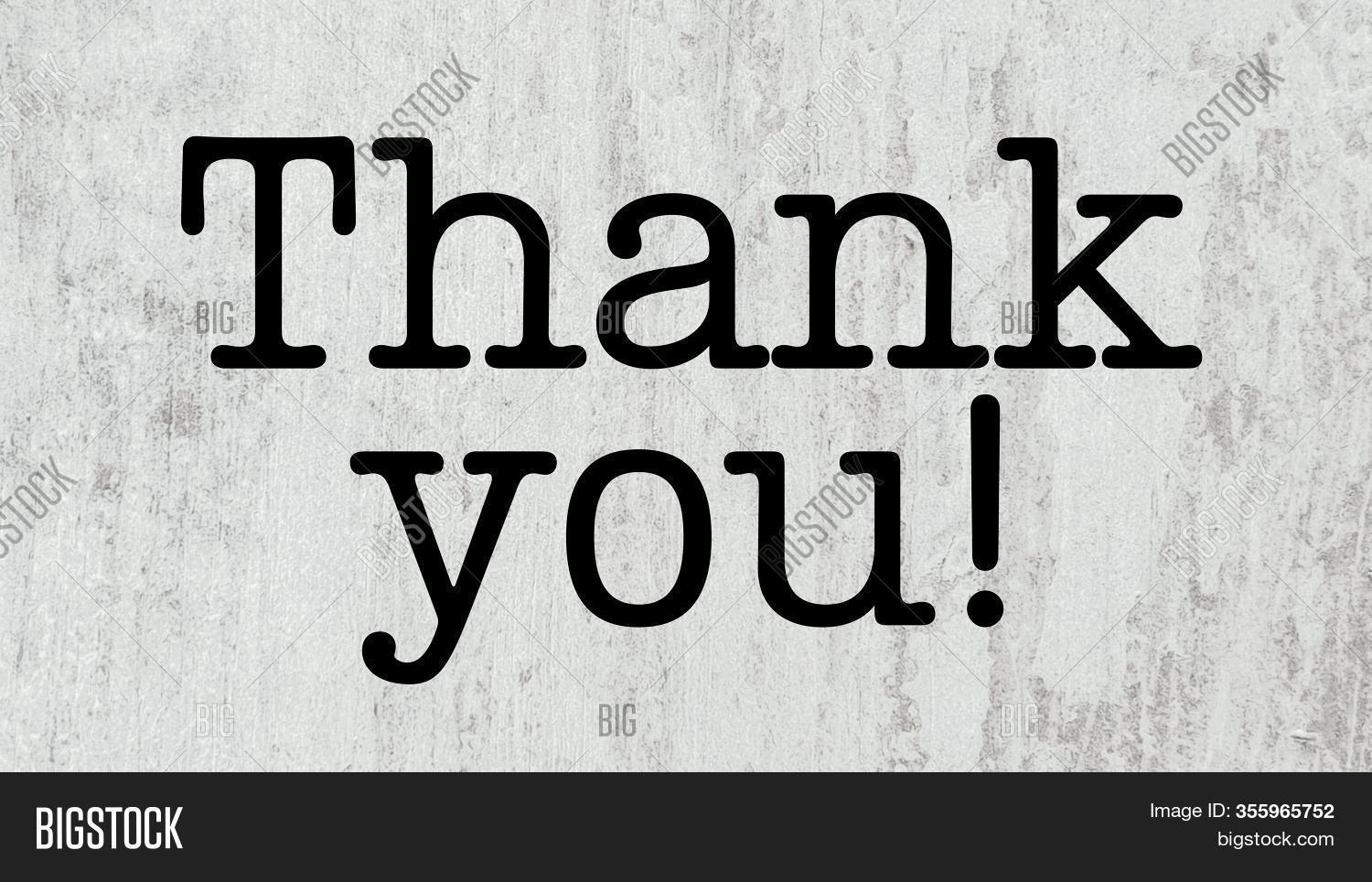 Thank You Text Image & Photo (Free Trial) | Bigstock