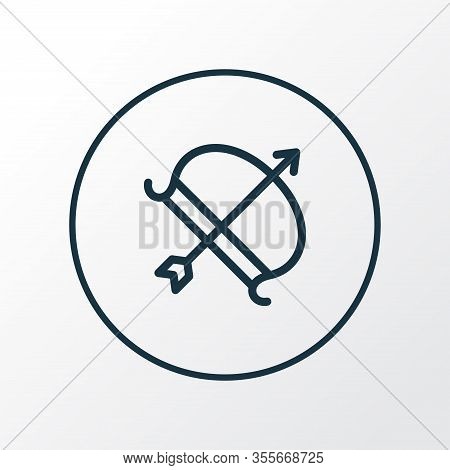Bow Icon Line Symbol. Image & Photo (Free Trial) | Bigstock