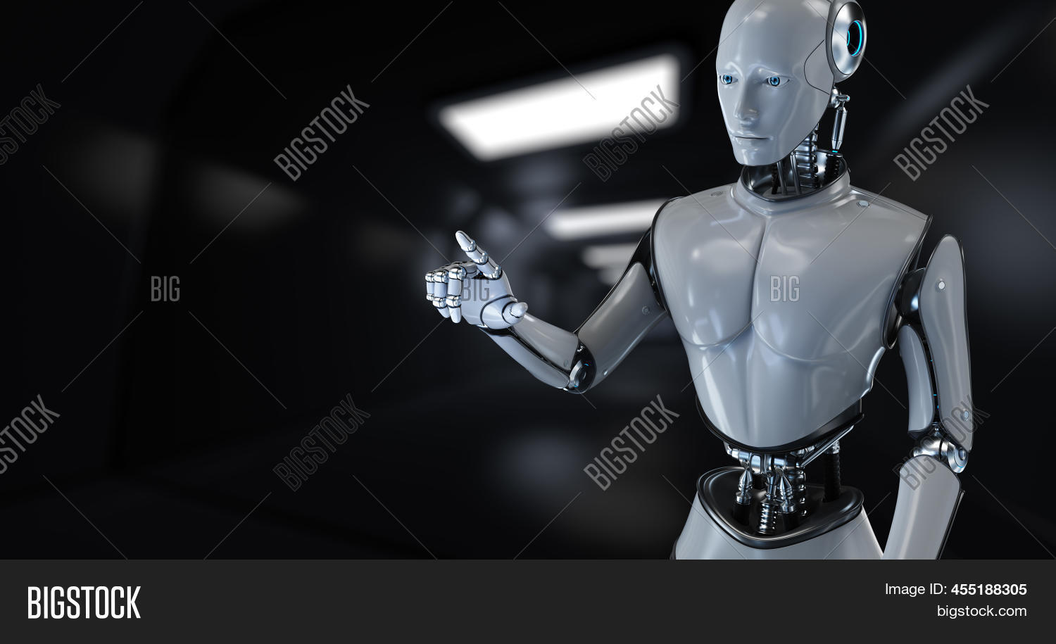 Robot Cyborg 3d Render Image & Photo (Free Trial) | Bigstock