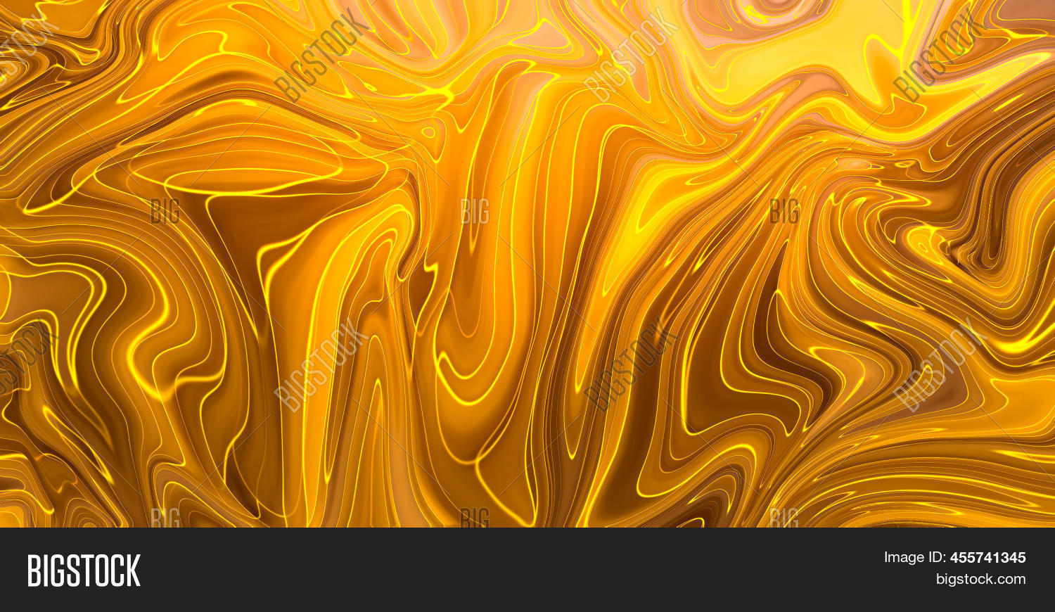 Yellow Gold Oil Paint Image & Photo (Free Trial) | Bigstock