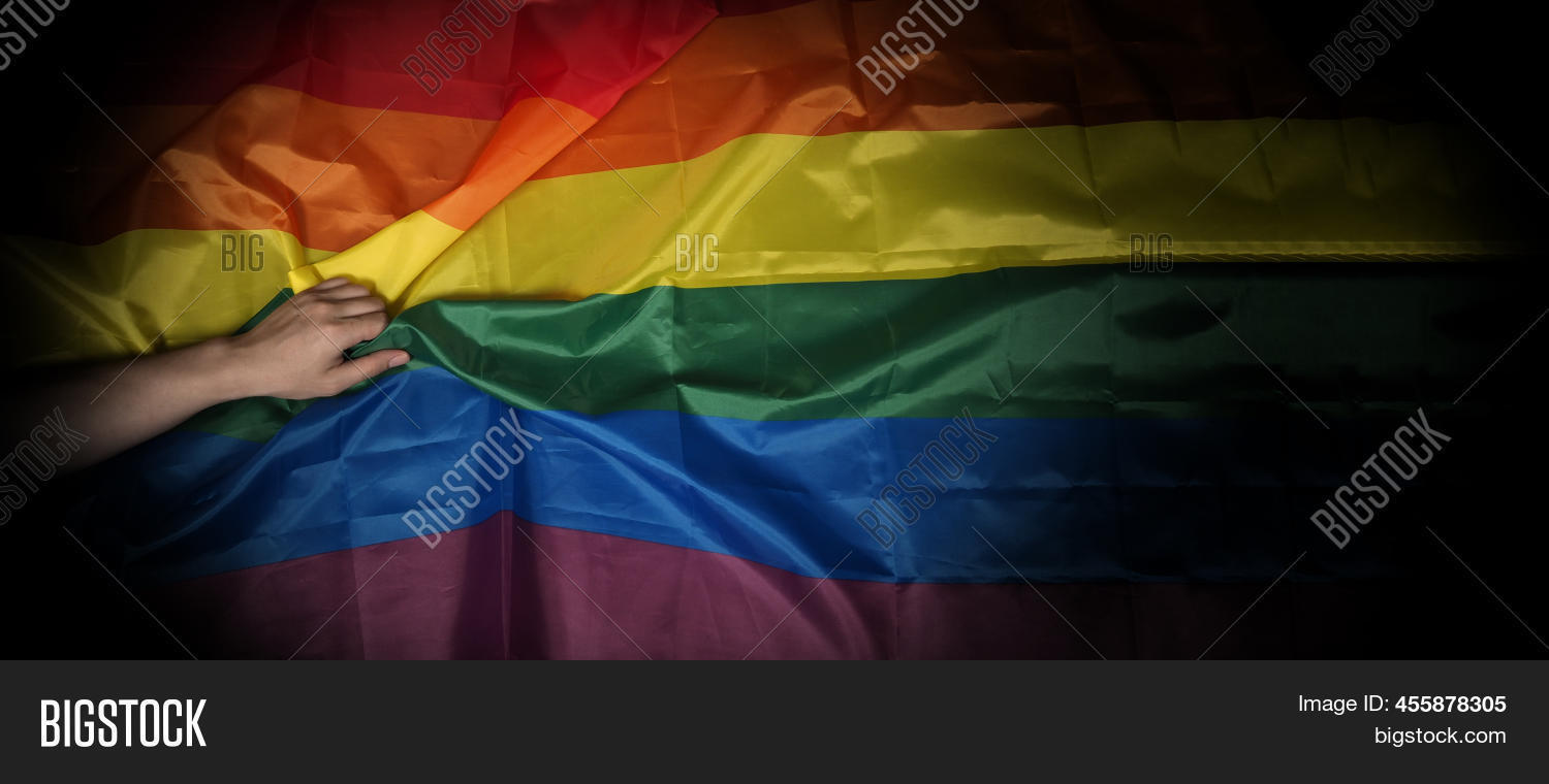 Lgbtq Pride Flag On Image And Photo Free Trial Bigstock