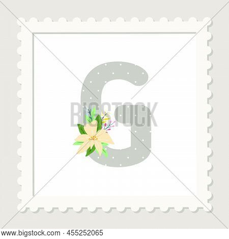 Letter G Flowers. Vector & Photo (Free Trial) | Bigstock