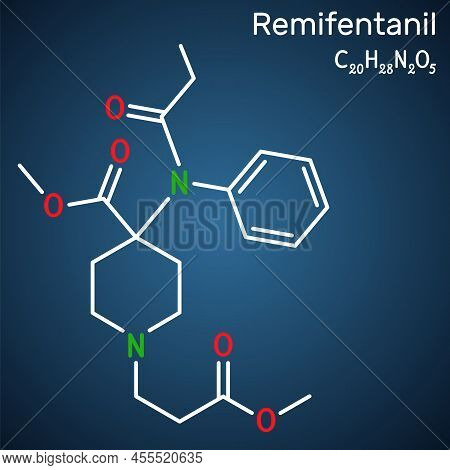 Remifentanil Molecule Vector & Photo (Free Trial) | Bigstock