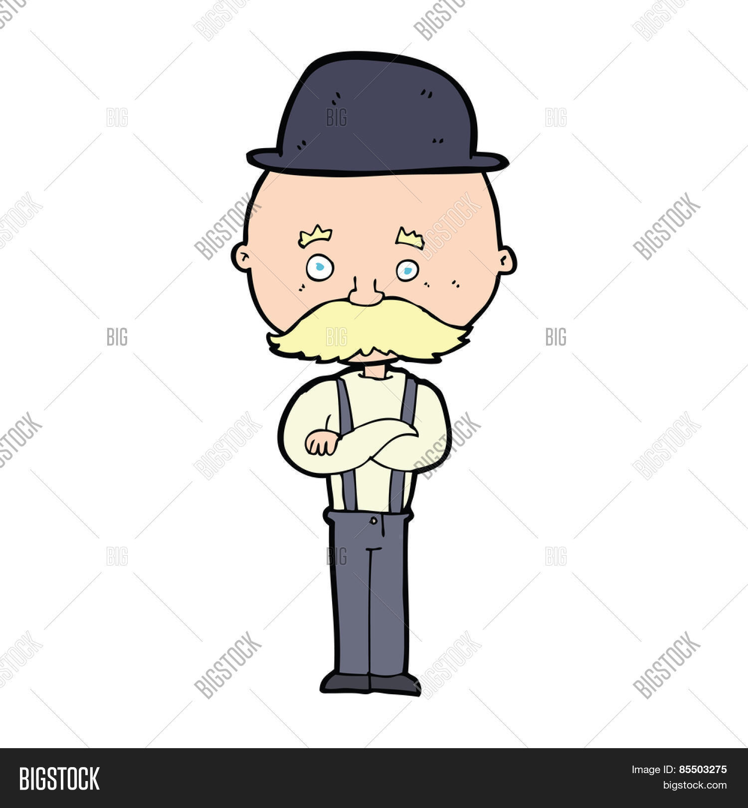 British Cartoon Man