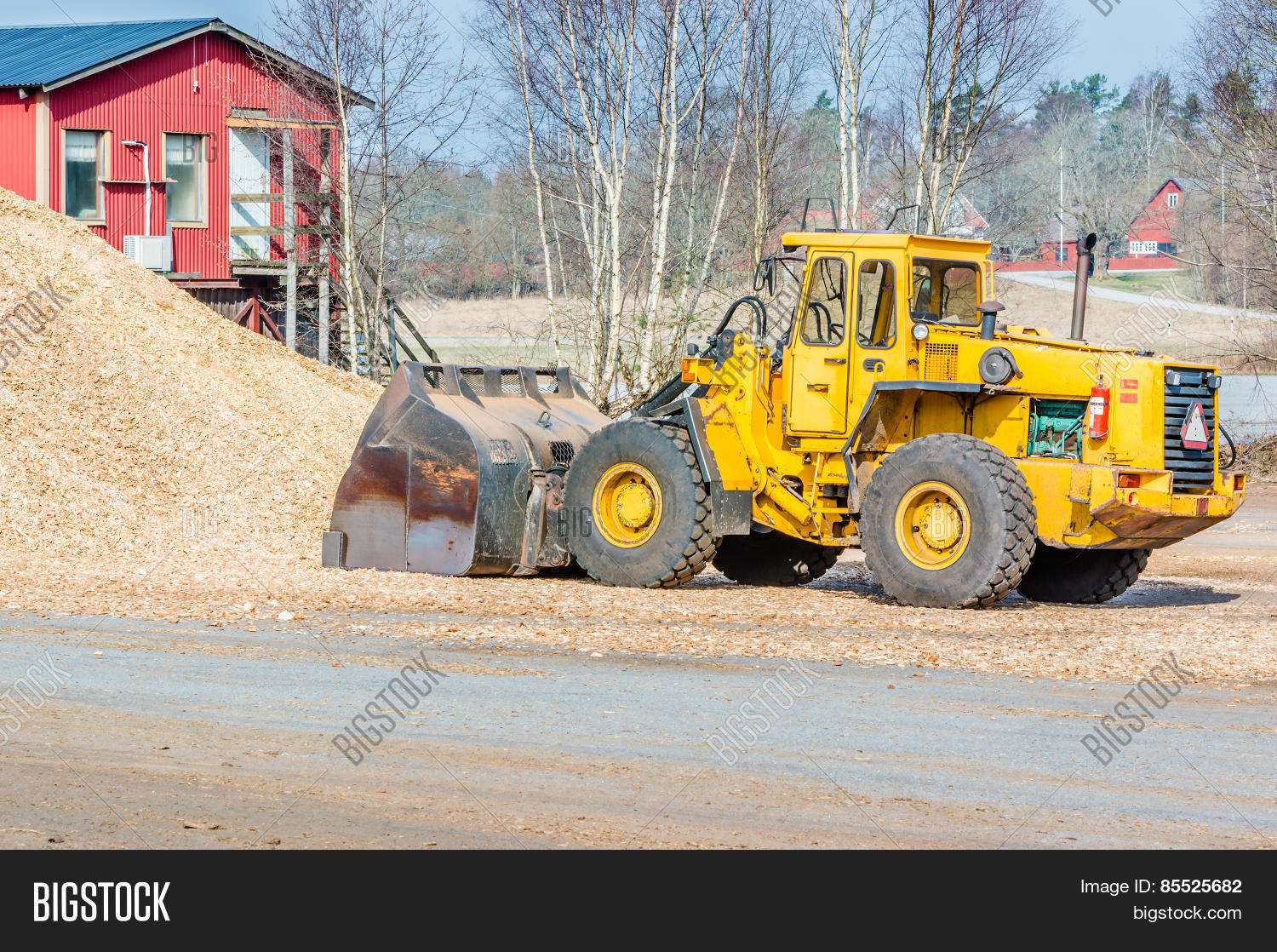Yellow Front Loader Image & Photo (Free Trial) | Bigstock