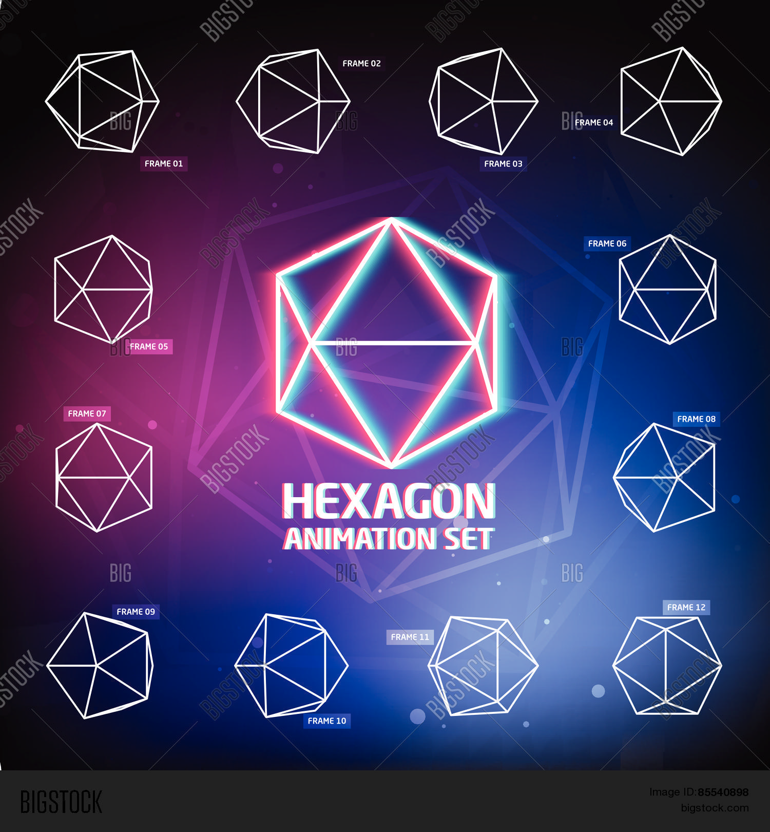 Vector Hexagon Vector & Photo (Free Trial) | Bigstock