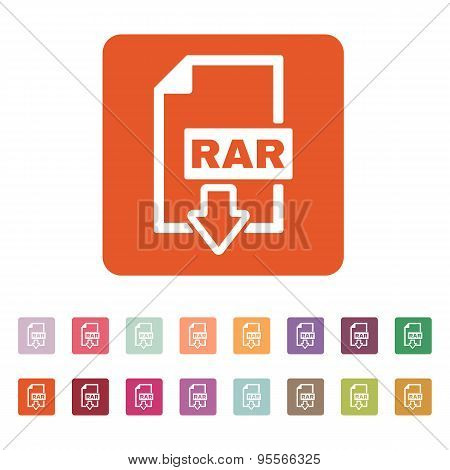 Rar File Icon. Vector & Photo (Free Trial) | Bigstock