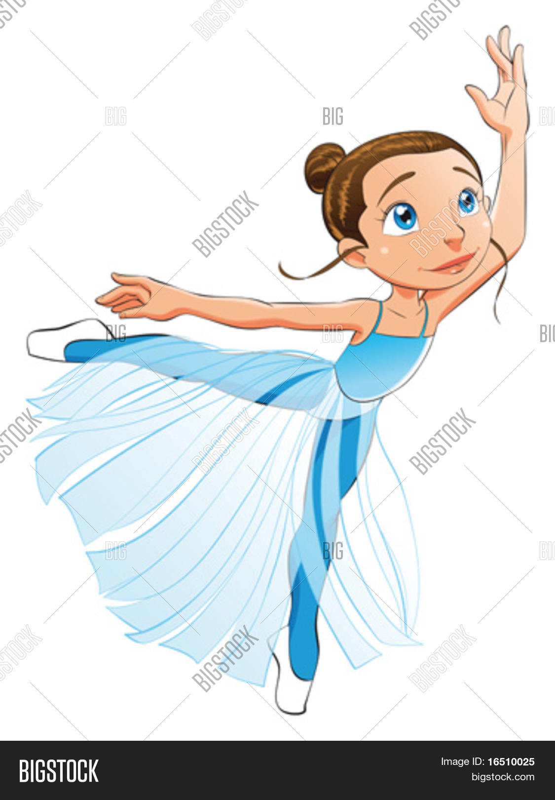 Dancer Girl. Funny Vector & Photo (Free Trial) | Bigstock