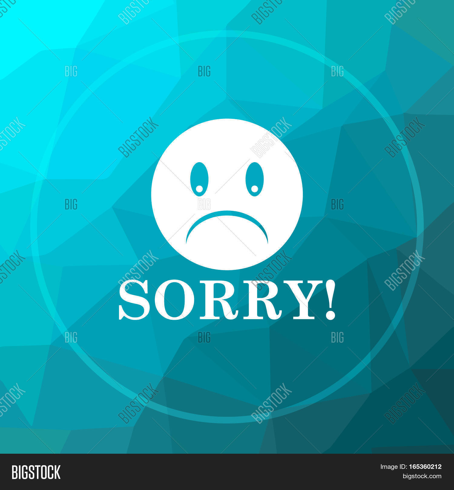Sorry Icon Image & Photo (Free Trial) | Bigstock