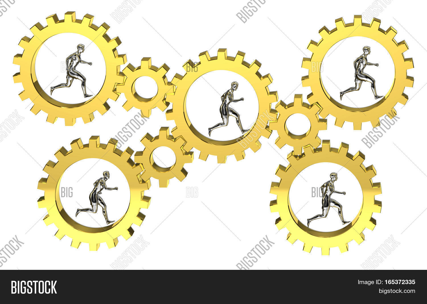 3D Gear Model Group Image & Photo (Free Trial) | Bigstock