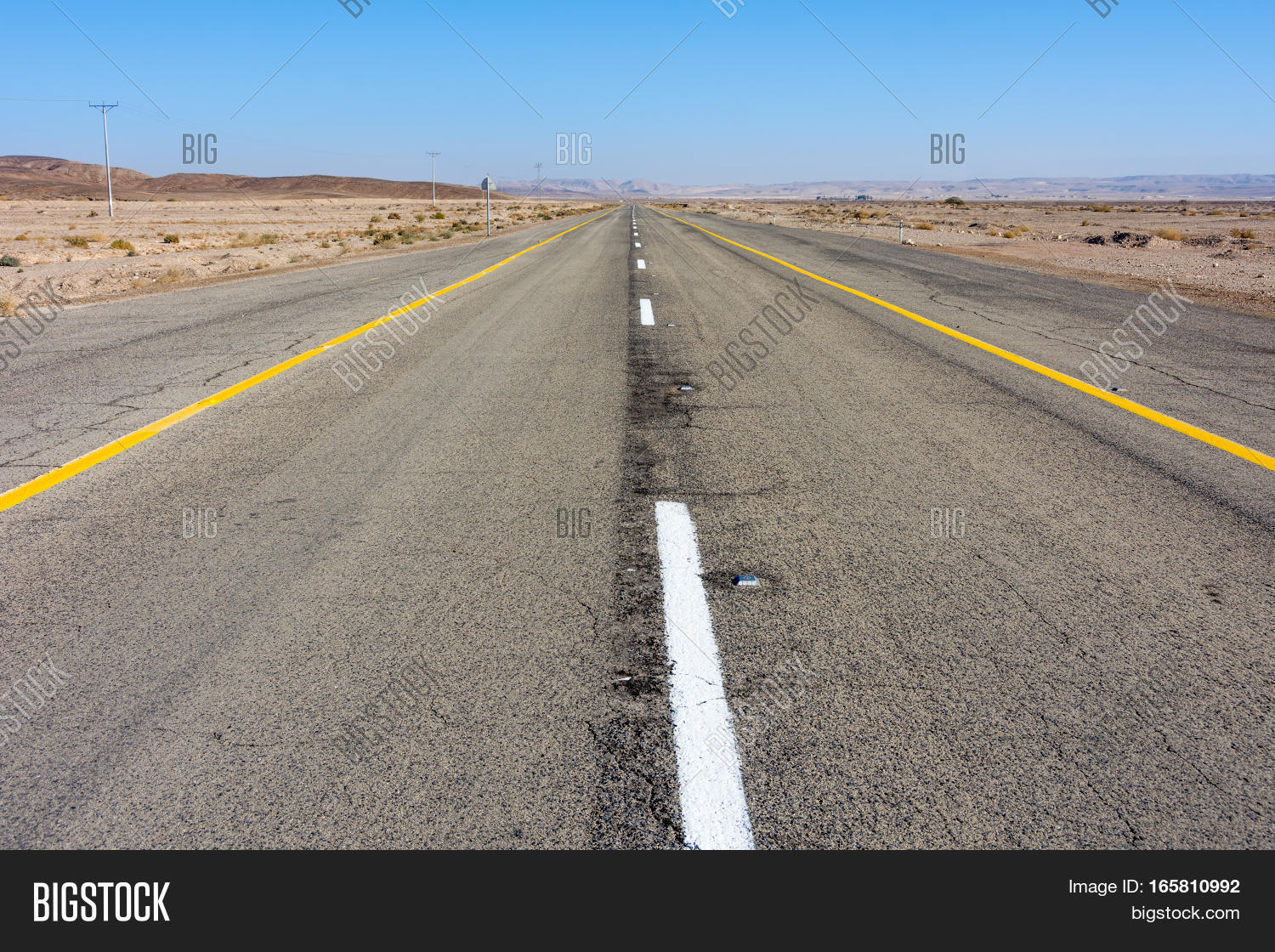 Desert Road Southern Image & Photo (Free Trial) | Bigstock
