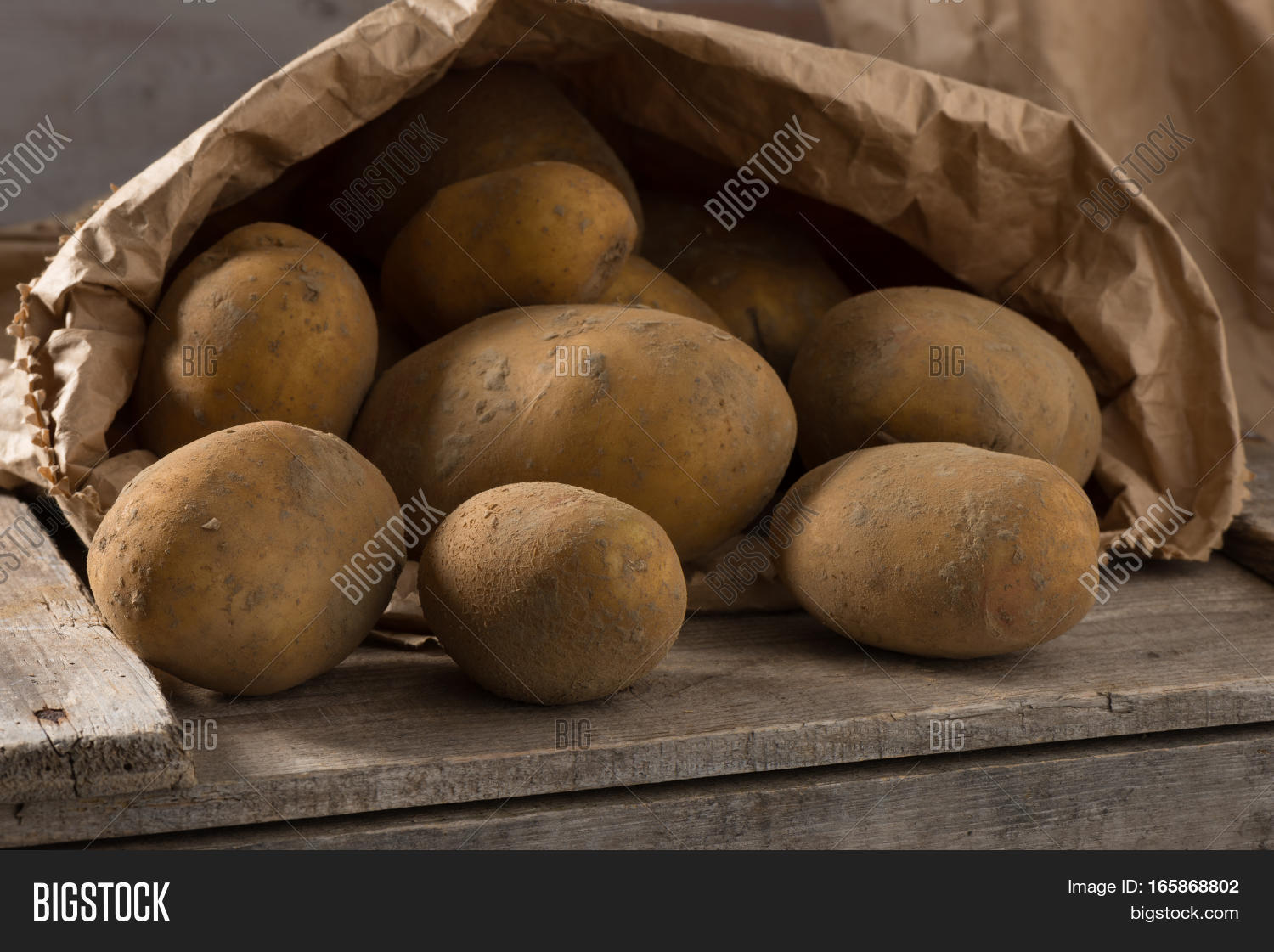 Organic Potatoes Paper Image & Photo (Free Trial) | Bigstock