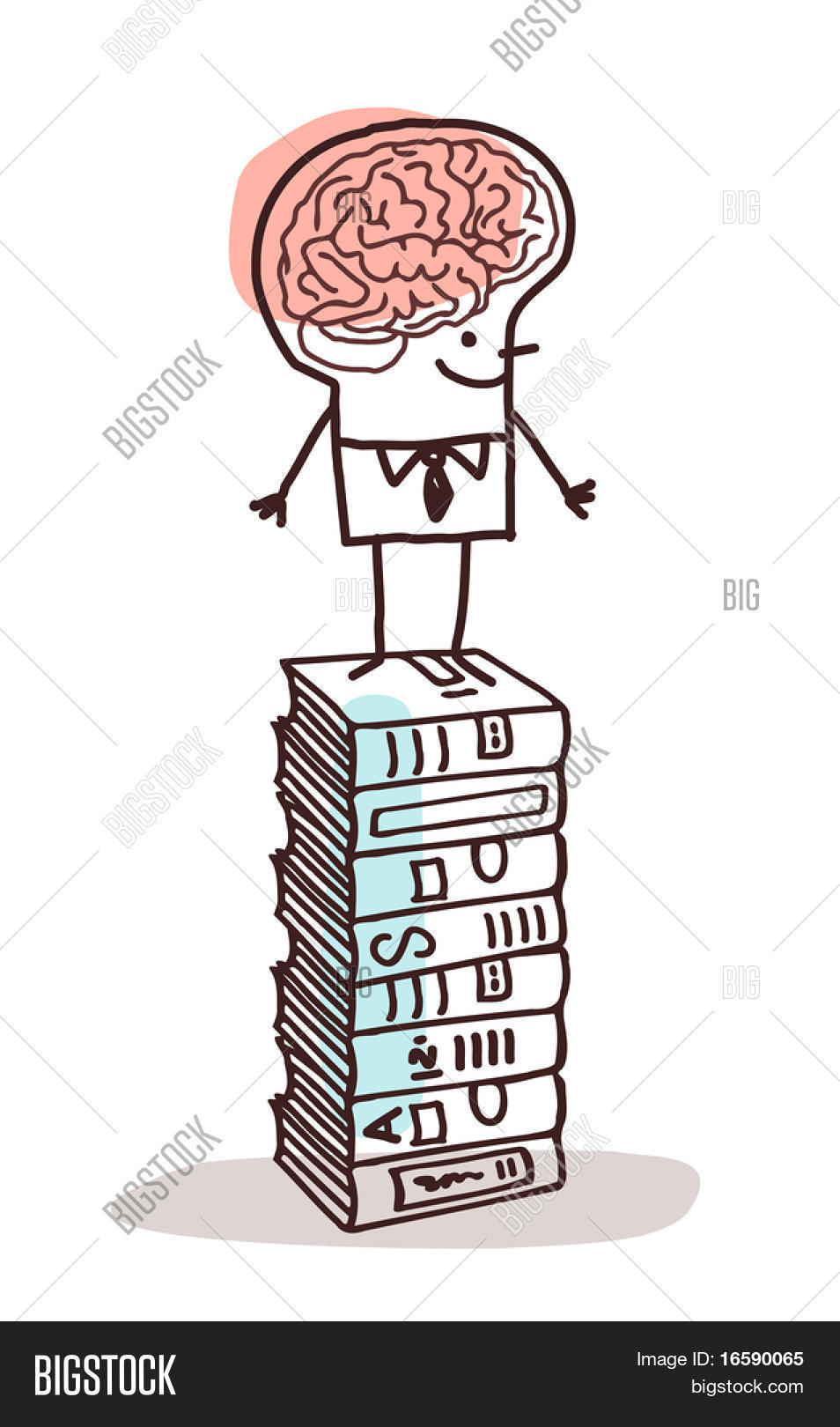 Man Big Brain On Vector & Photo (Free Trial) | Bigstock