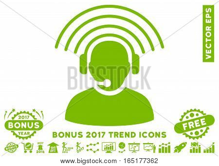 Eco Green Operator Vector & Photo (Free Trial) | Bigstock