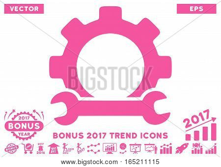 Pink Service Tools Vector & Photo (Free Trial) | Bigstock