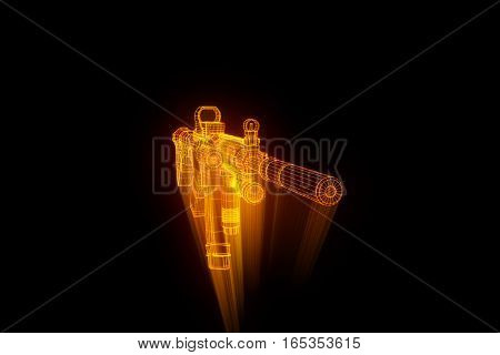 Gun Weapon Hologram Image & Photo (Free Trial) | Bigstock
