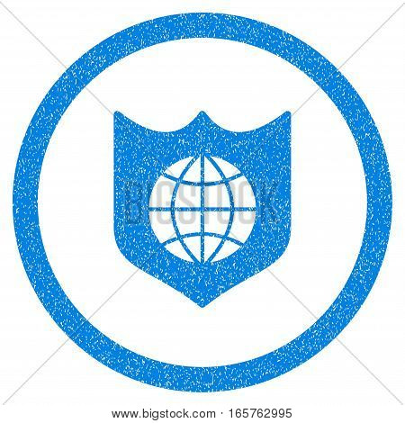 Rounded Global Shield Vector & Photo (Free Trial) | Bigstock