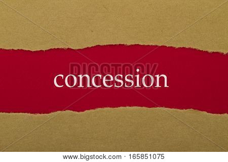 Concession Word Image & Photo (Free Trial) | Bigstock