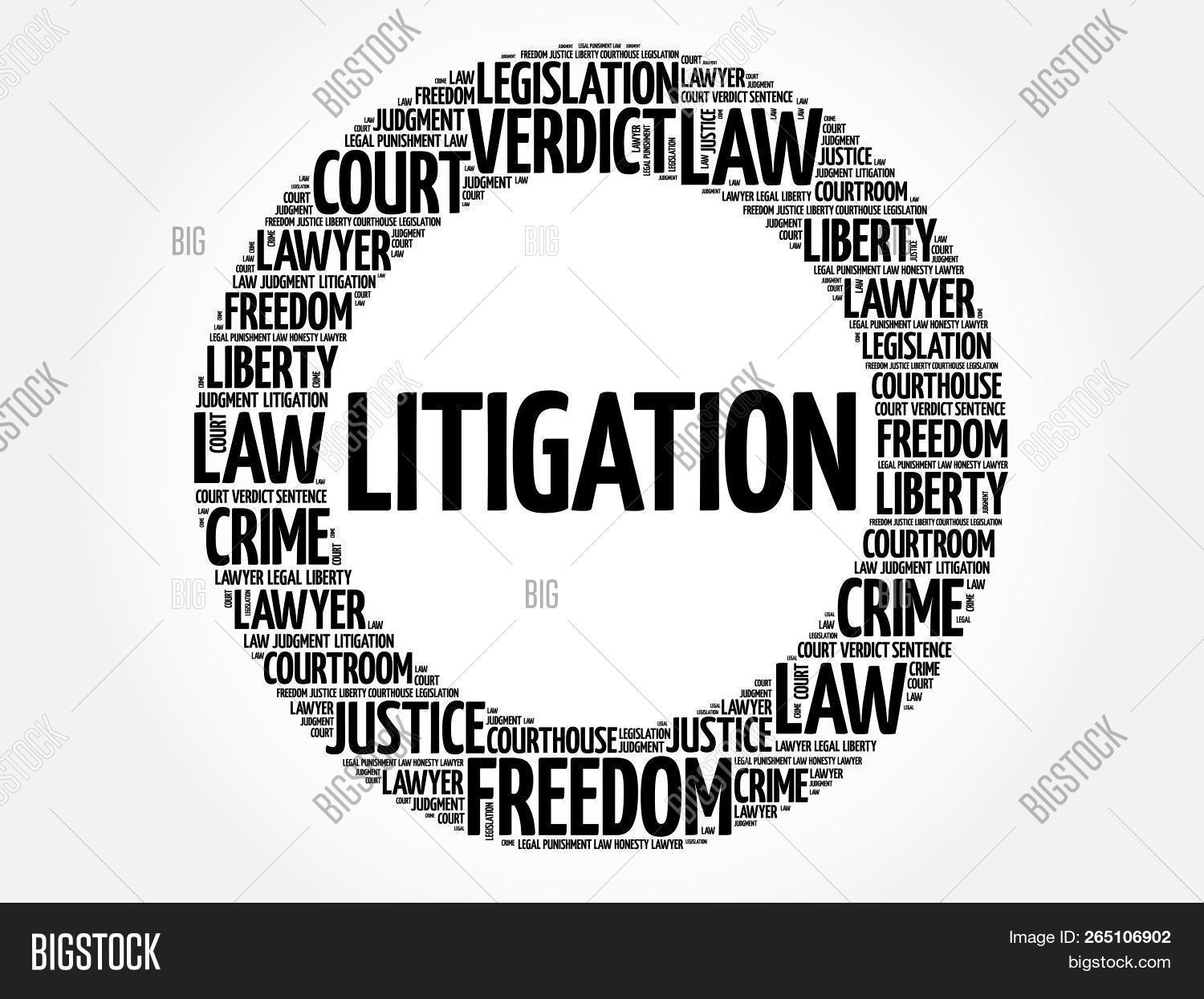 Litigation Word Cloud Image & Photo (Free Trial) | Bigstock