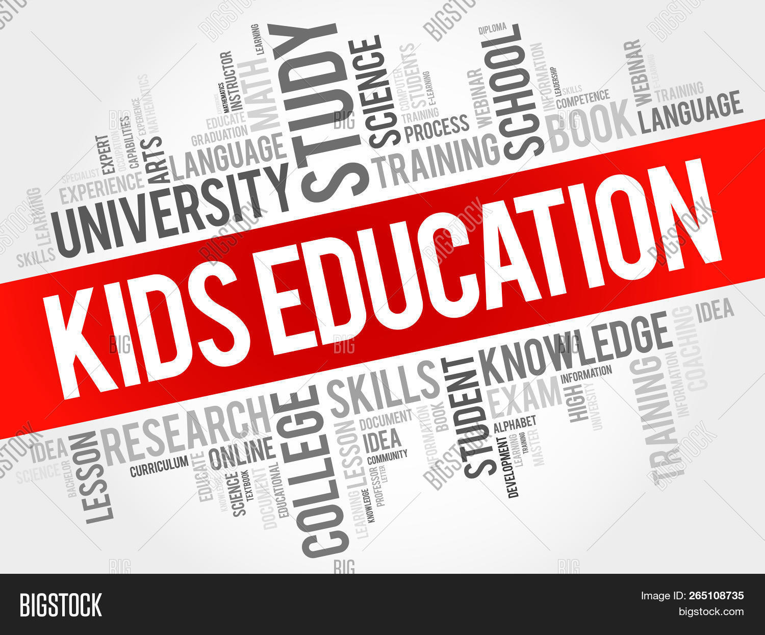 Kids Education Word Image & Photo (Free Trial) | Bigstock