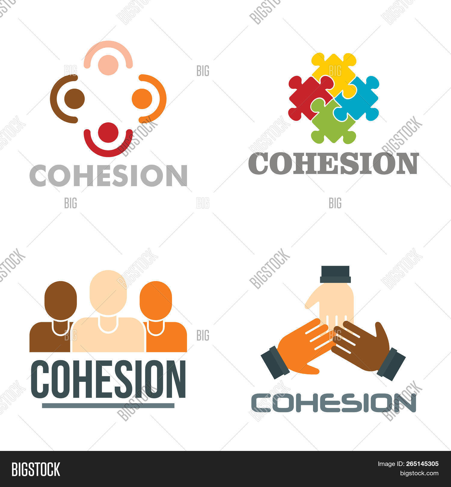 Cohesion Logo Set. Image & Photo (Free Trial) | Bigstock