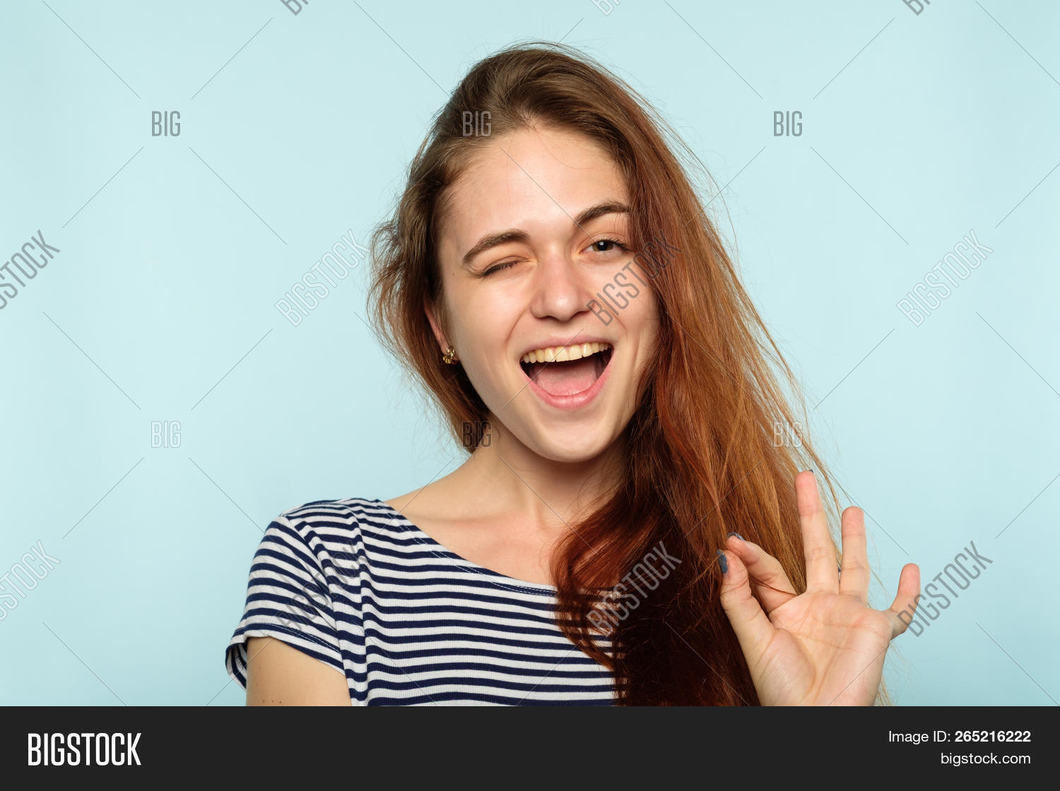 Ok Gesture Winking. Image & Photo (Free Trial) | Bigstock
