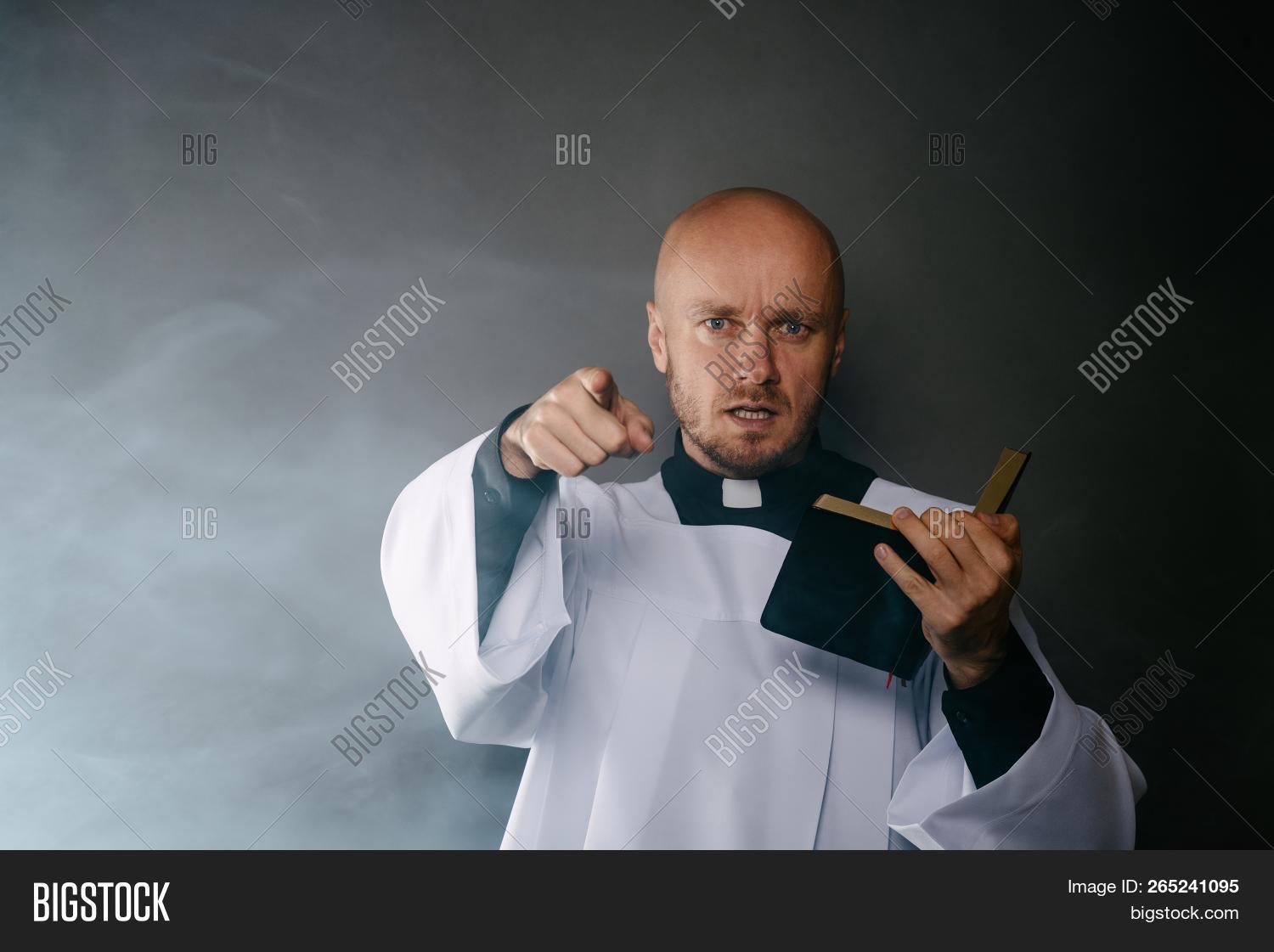 Catholic Priest White Image & Photo (Free Trial) | Bigstock