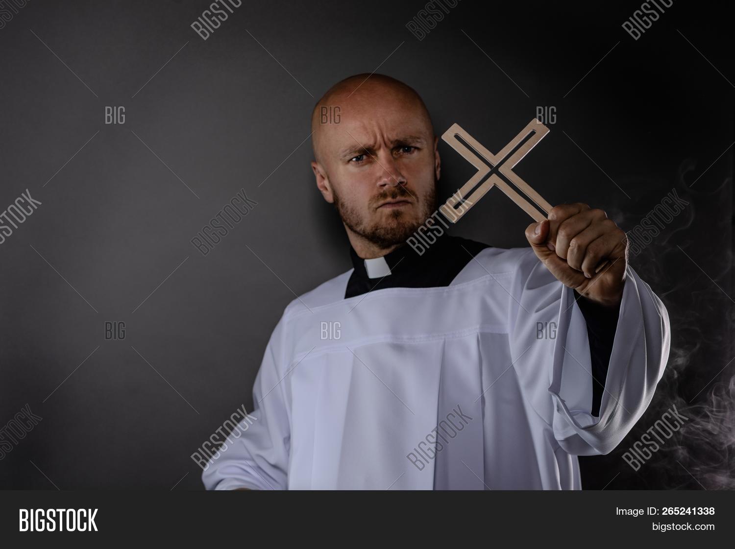 Catholic Priest White Image & Photo (Free Trial) | Bigstock
