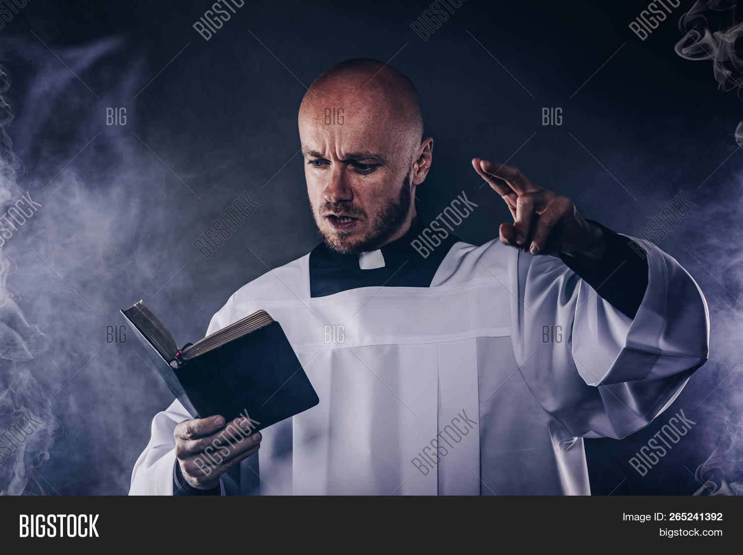 Catholic Priest White Image & Photo (Free Trial) | Bigstock