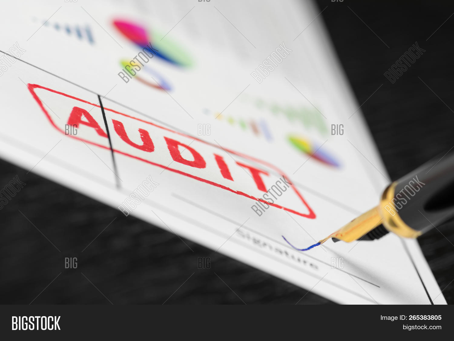 Red Stamp Audit On Image & Photo (Free Trial) | Bigstock