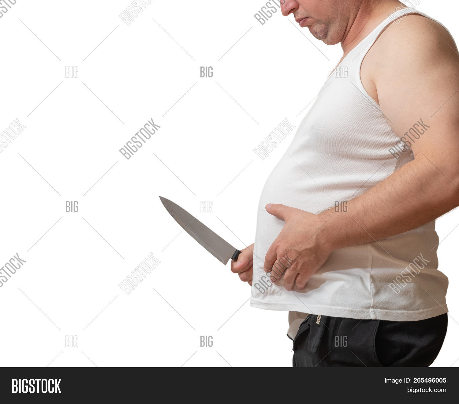 Man One Hand Holds Fat Image & Photo (Free Trial) | Bigstock