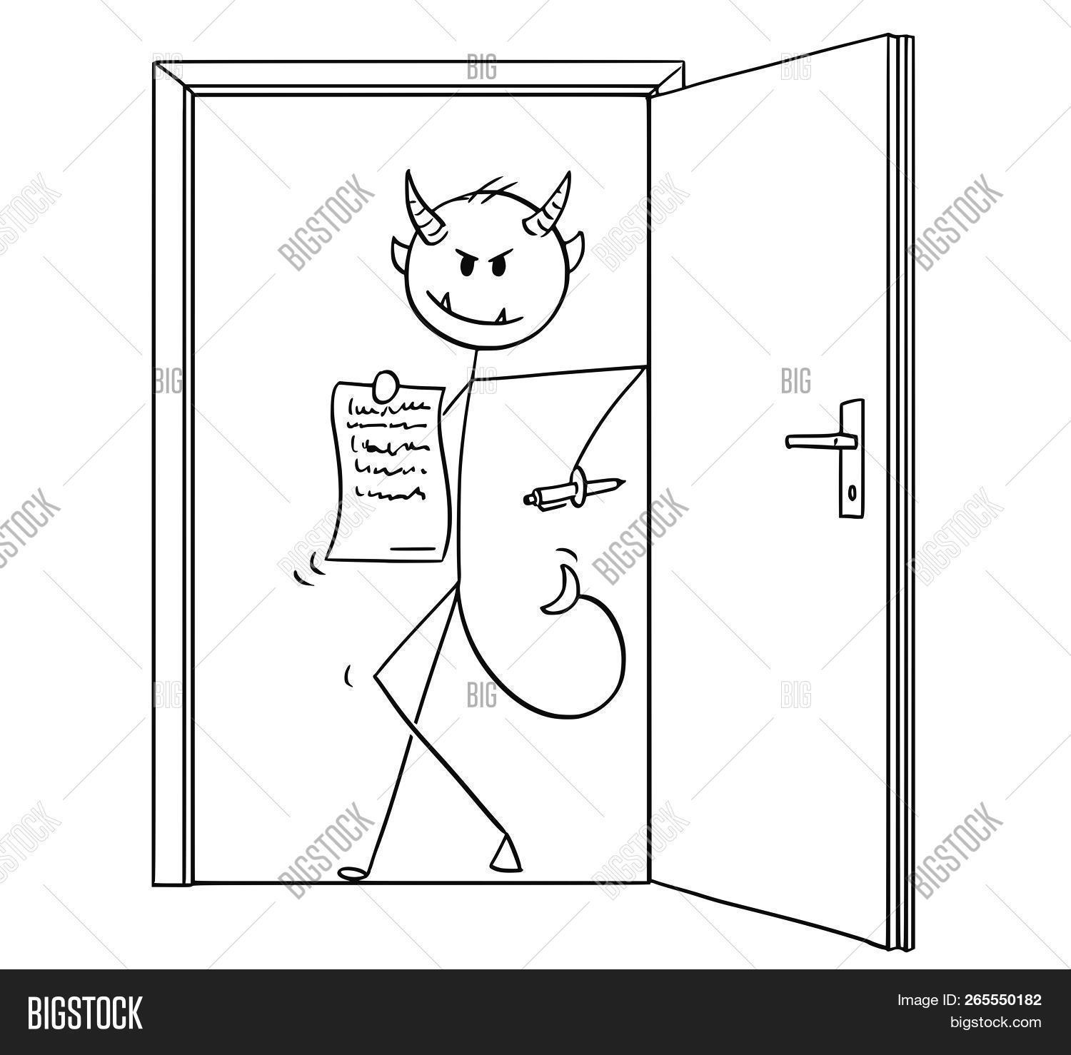 Cartoon Stick Drawing Image & Photo (Free Trial) | Bigstock