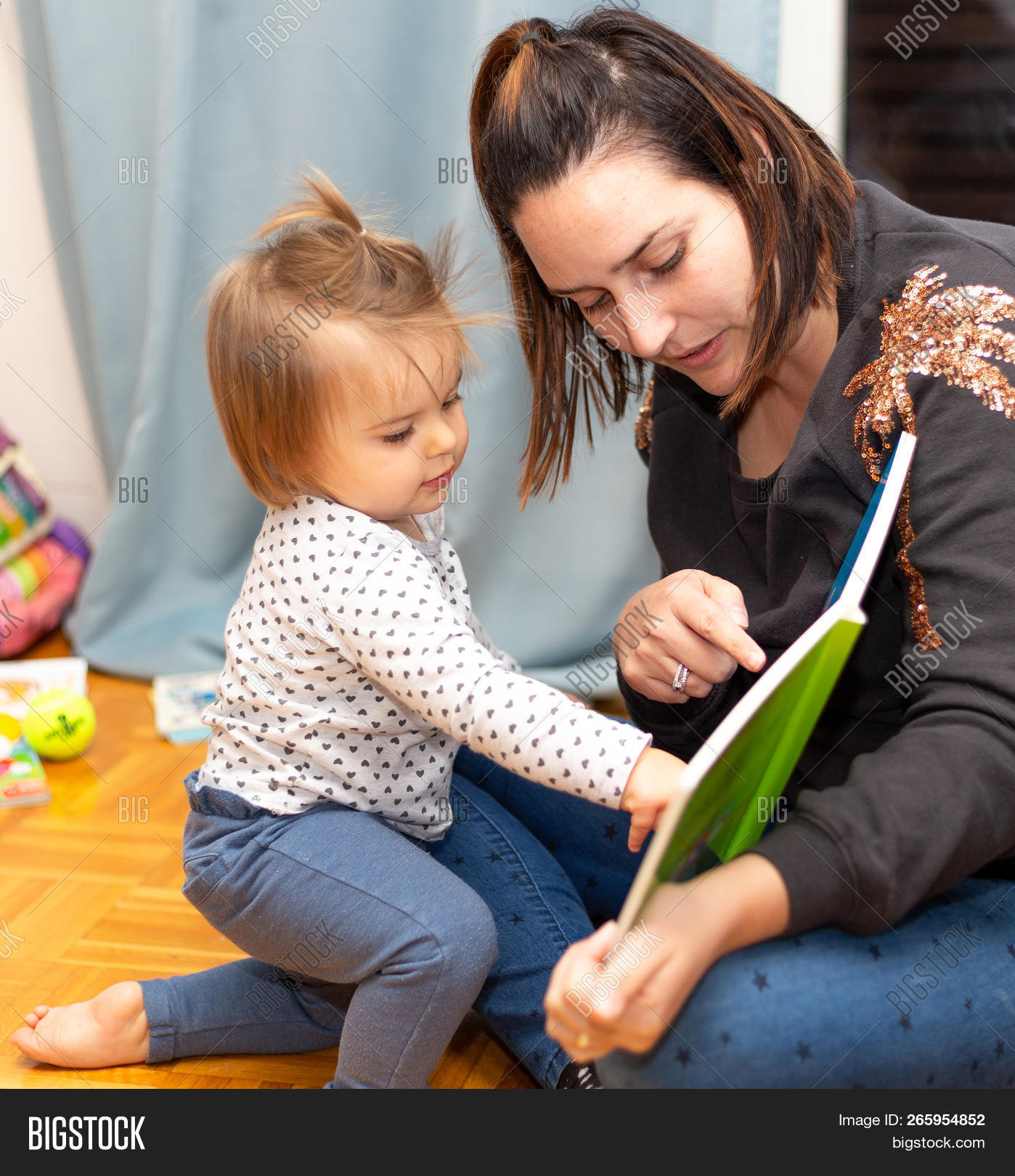 Baby Girl. Reading. Image & Photo (Free Trial) | Bigstock