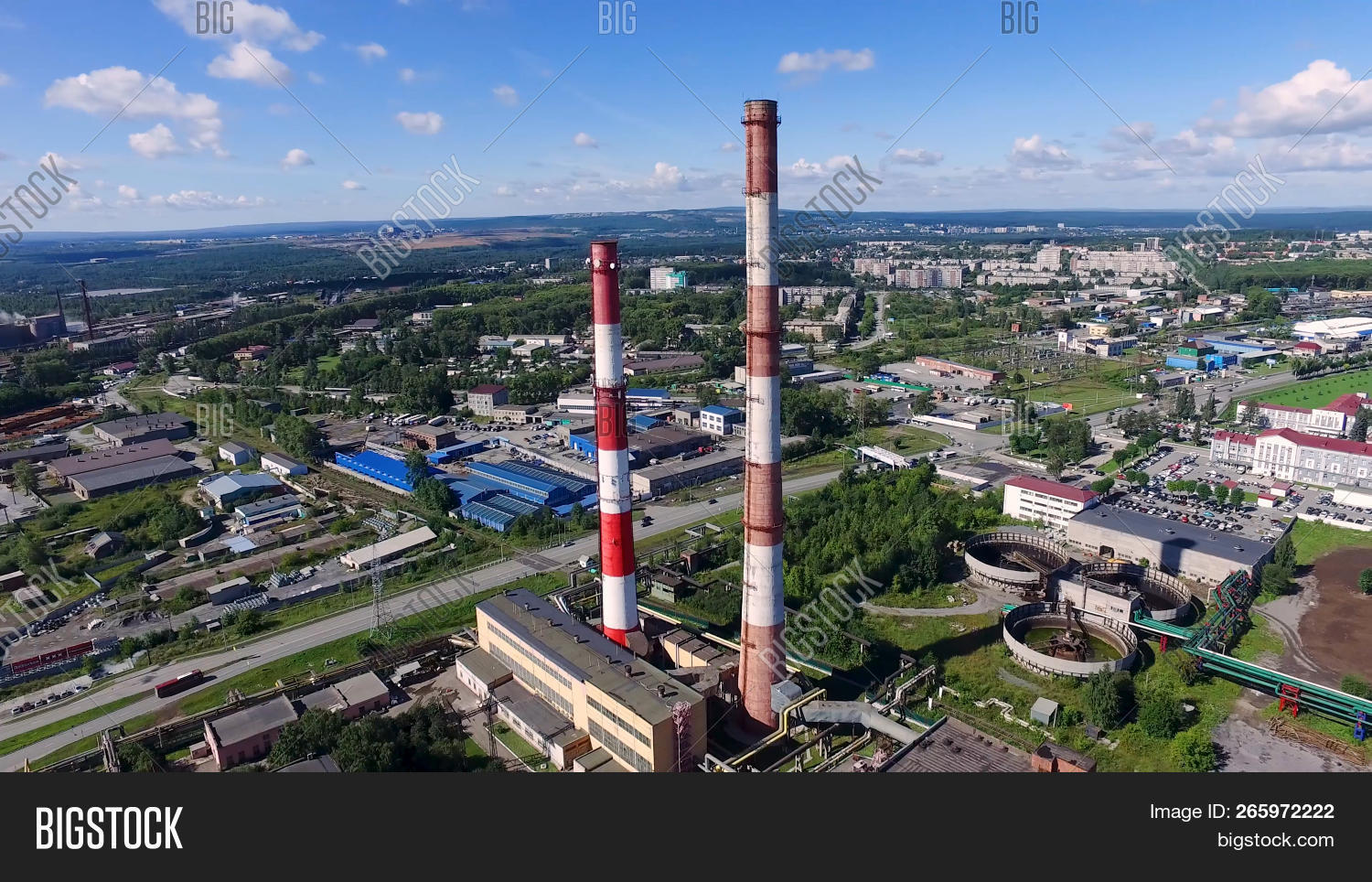 Top View Chimneys Image & Photo (Free Trial) | Bigstock