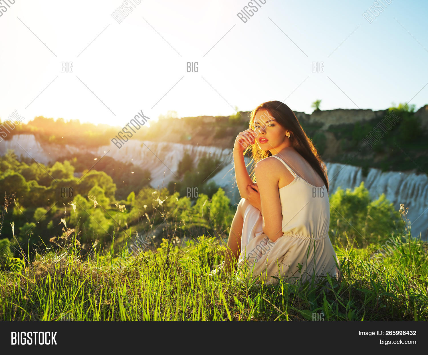 Young Woman Sitting Image & Photo (Free Trial) | Bigstock