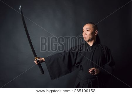 Samurai Man Black Image & Photo (Free Trial) | Bigstock