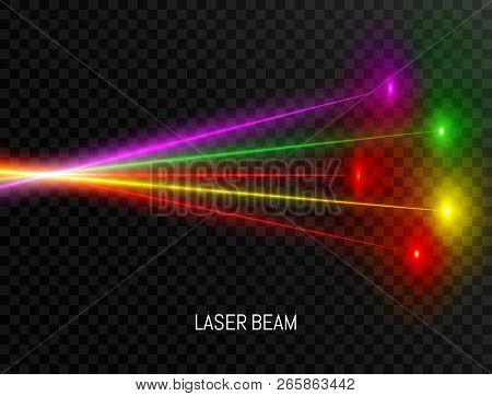 Colorful Laser Beam Vector & Photo (Free Trial) | Bigstock