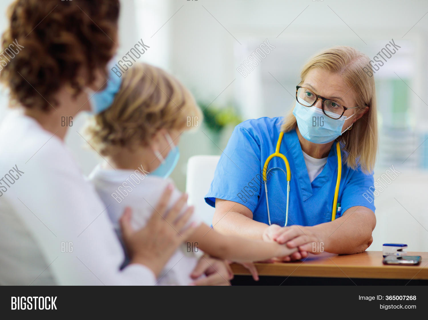 Doctor With Sick Child